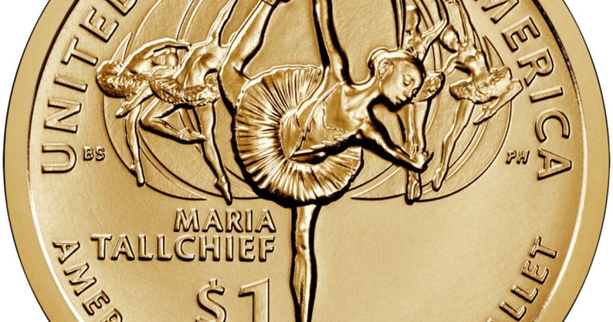 U.S. Mint Releases Dollar Coins Featuring Maria Tallchief and the Five ...