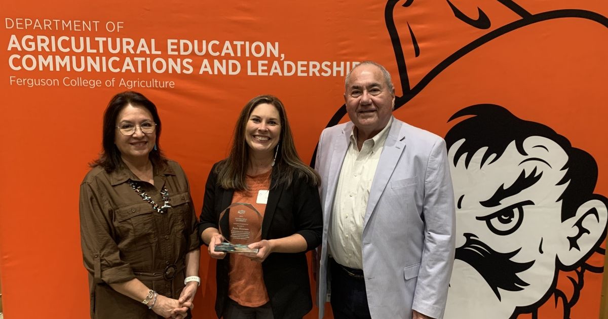 Secretary of Natural Resources Dr. Jann Hayman Receives Agricultural ...